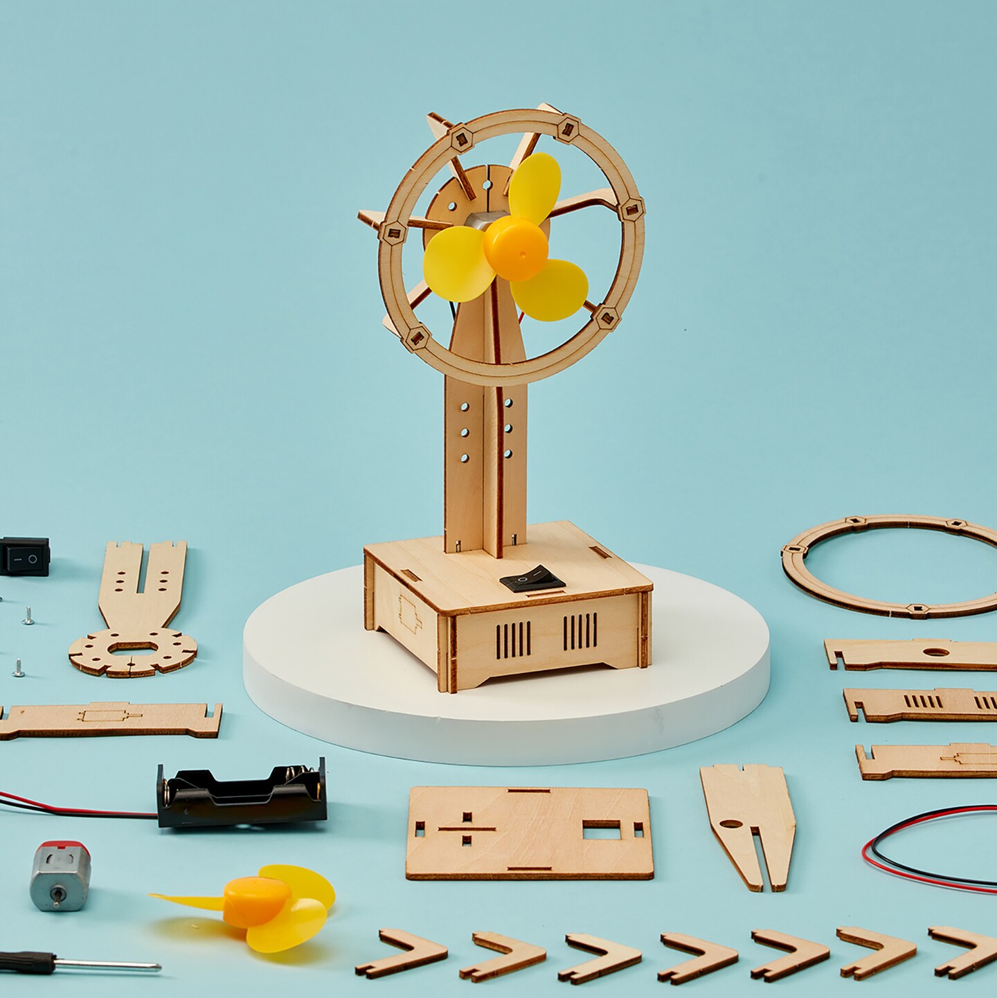 Electric Fan DIY Kit - Free Personalization Included, Educational STEM ...