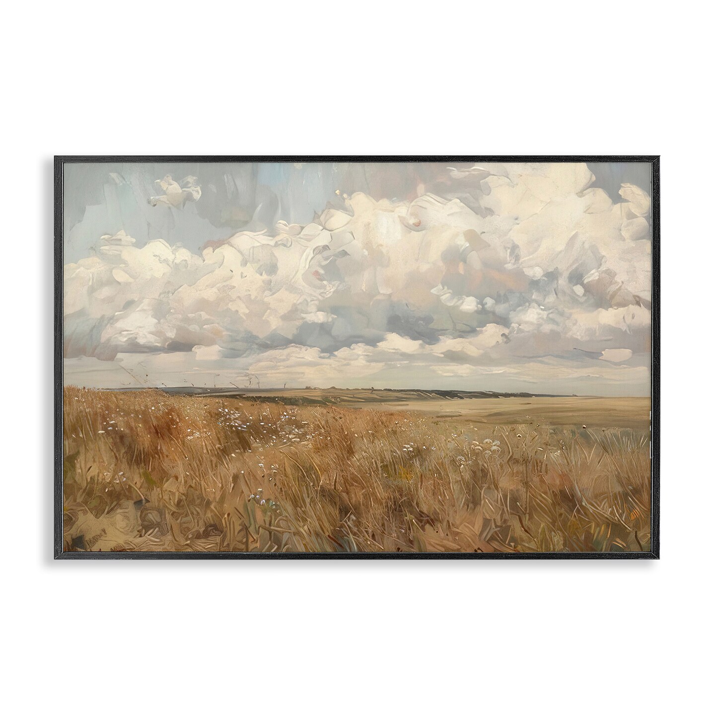 Stupell Industries Wide Open Farm Field Framed Giclee Design by LSR ...