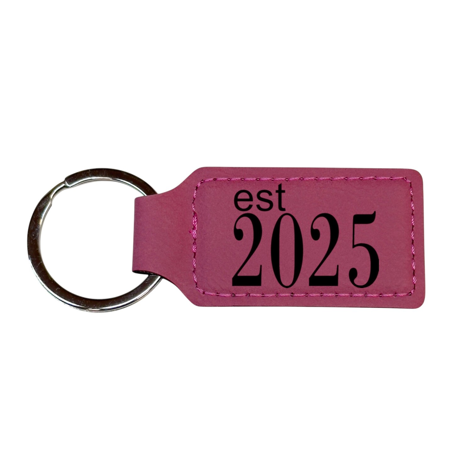 Keychain - Rectangle - Est 2025 - Leather | Michaels