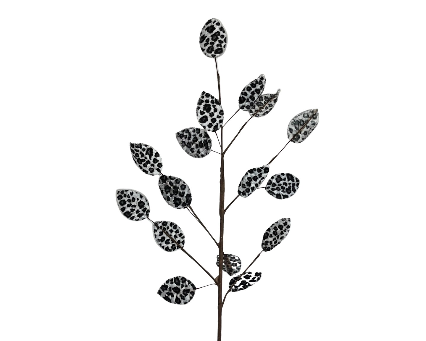 Elegant Frost: 32-Inch Snow Leopard Leaves Spray-(128705) | Michaels