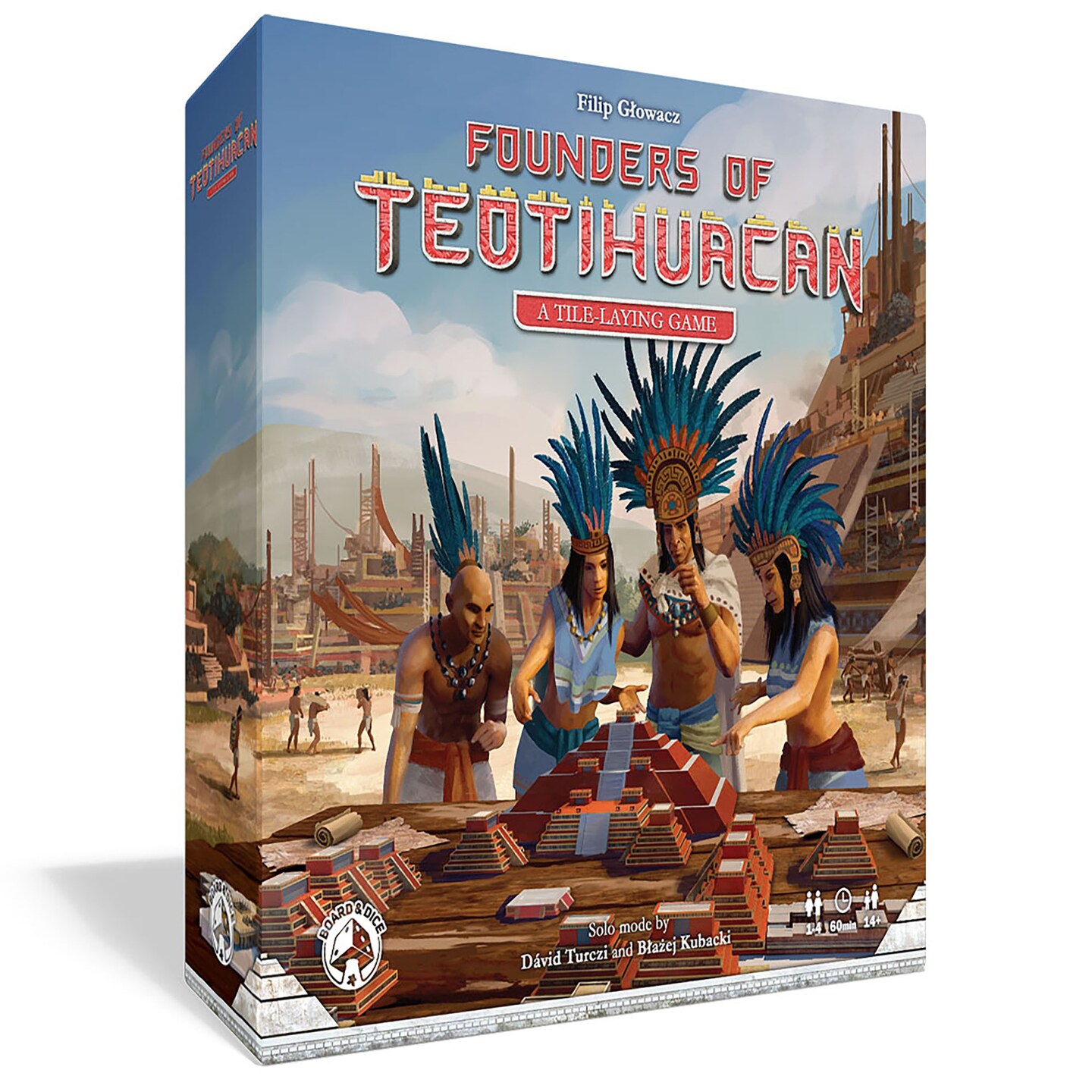 Founders of Teotihuacan - Tile Laying Board Game, Ancient City Building, Ages 14+, 1-4 Players ...