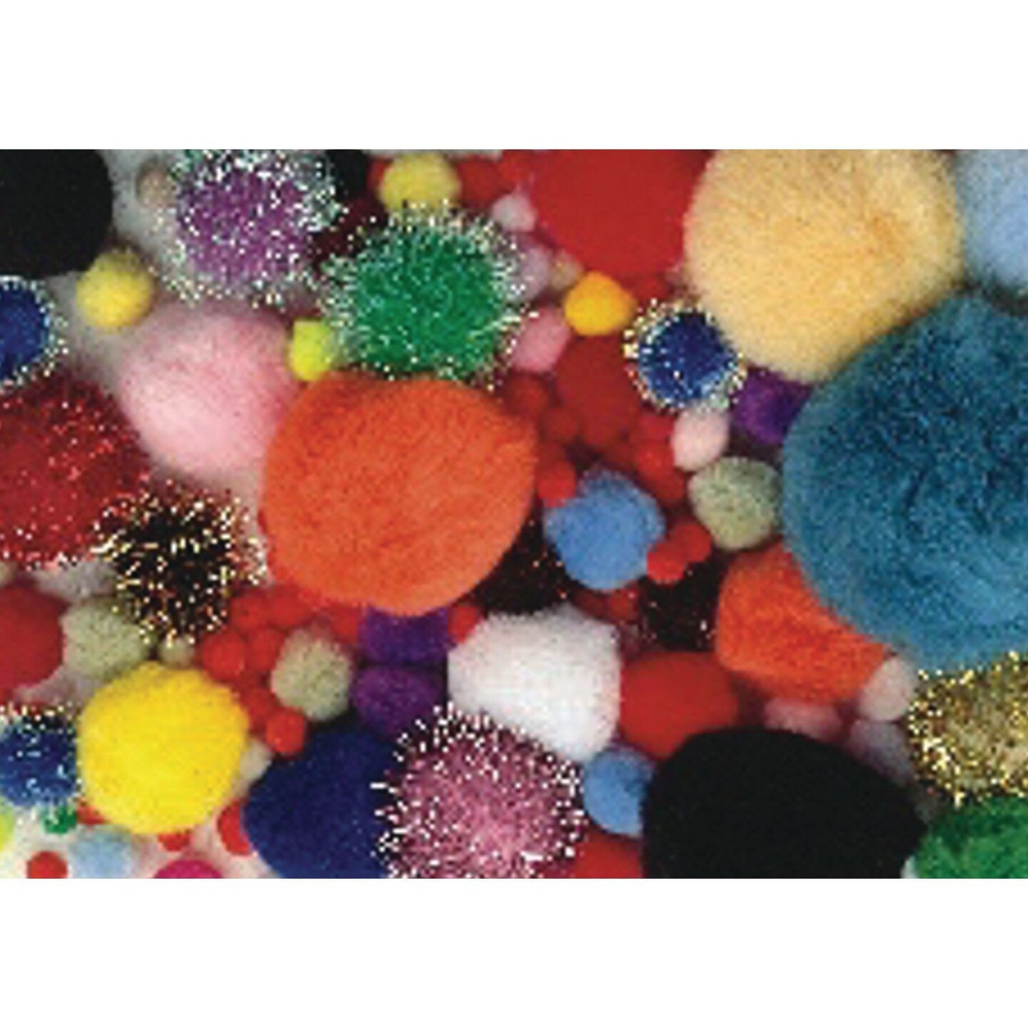 Color Splash!® Pom Pom Mix, Assorted Types, Sizes & Colors (Pack of 300 ...