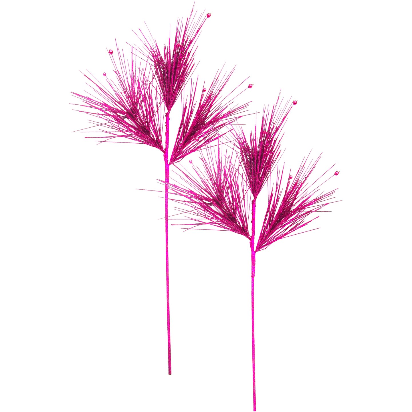 2 Pack of 25" Pink Spray Picks with Glitter Enhancements | Michaels