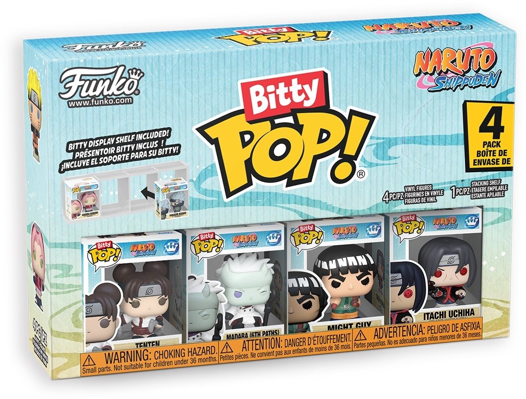 Funko Bitty POP!: Naruto Shippuden - Battles 4-Pack [COLLECTIBLES ...