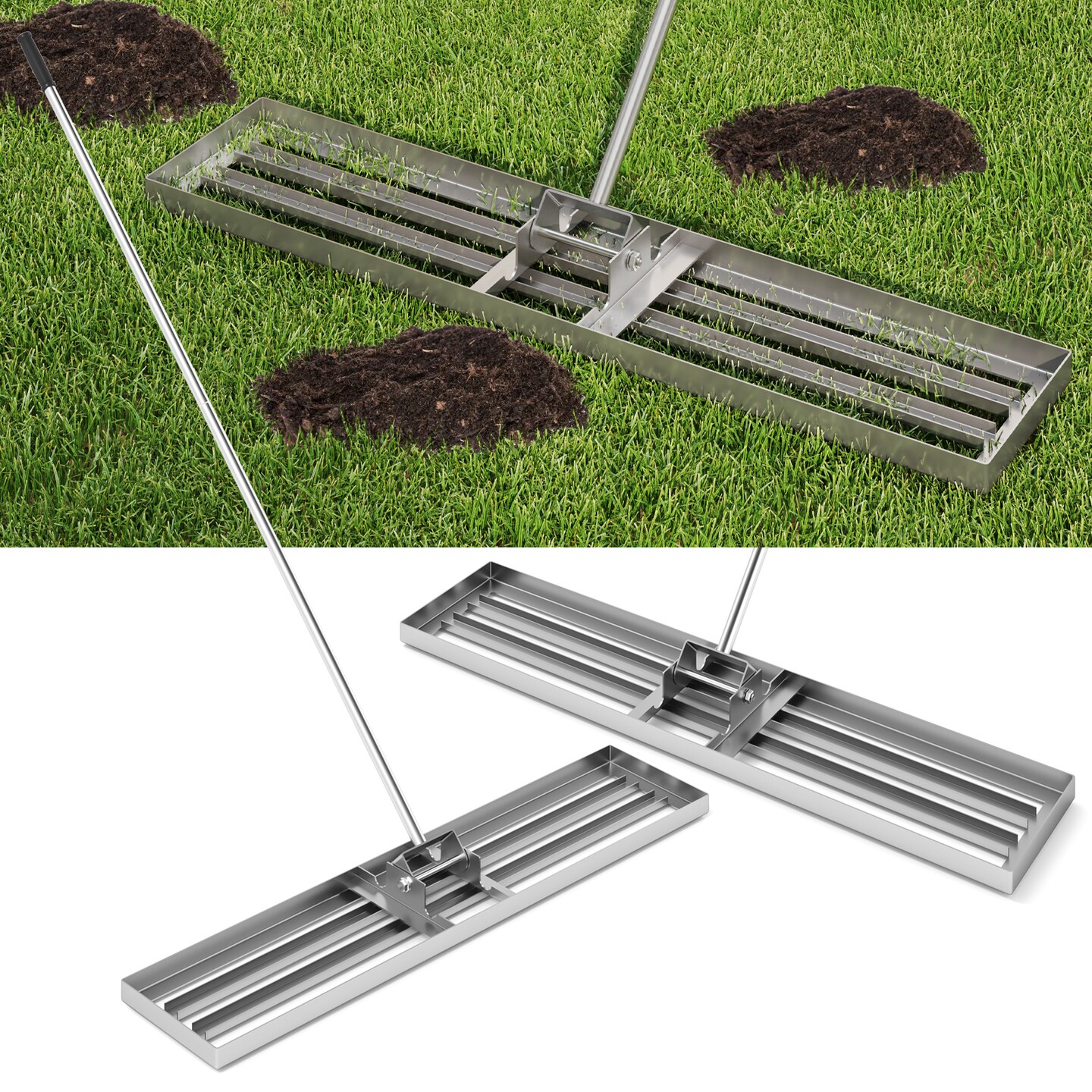 Metal PVC Lawn Leveling Rake with 67 inches Ergonomic Handle | Michaels