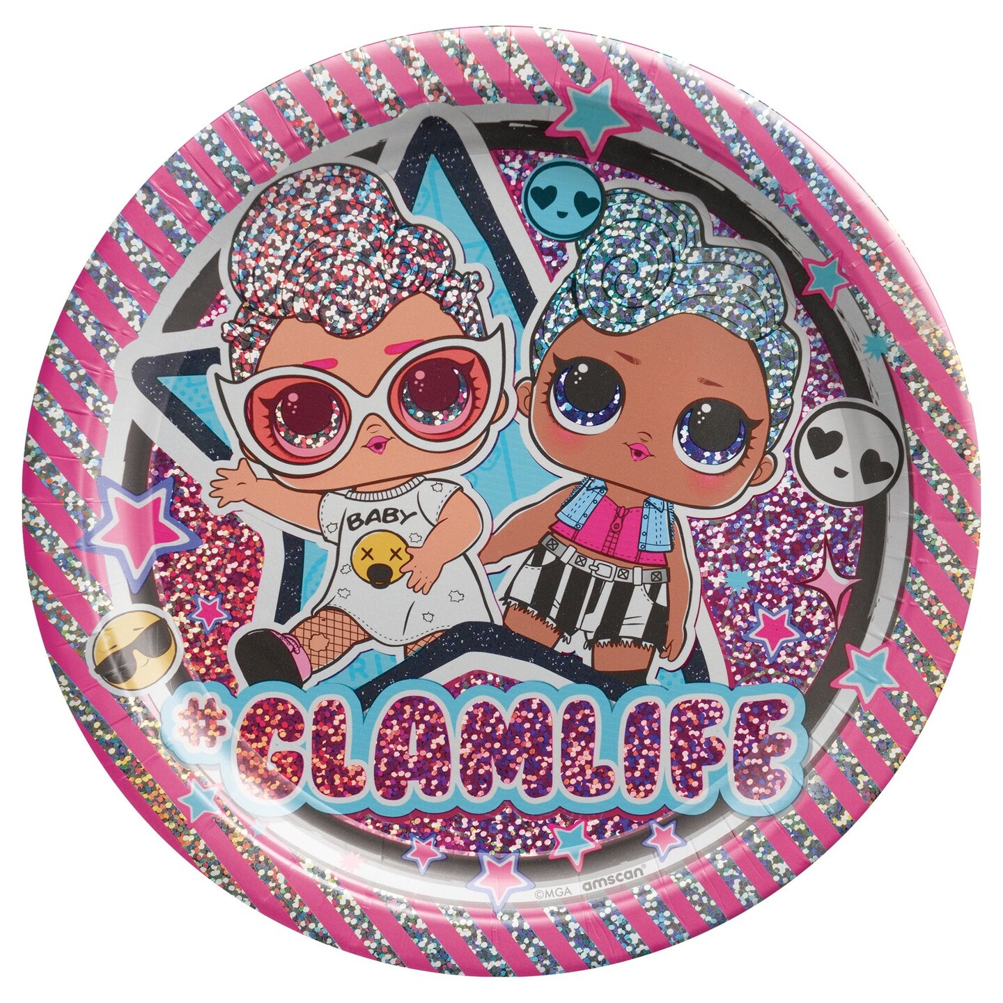 LOL Surprise, Together 4 Eva! 7" Prismatic Round Plates - 8ct | Michaels