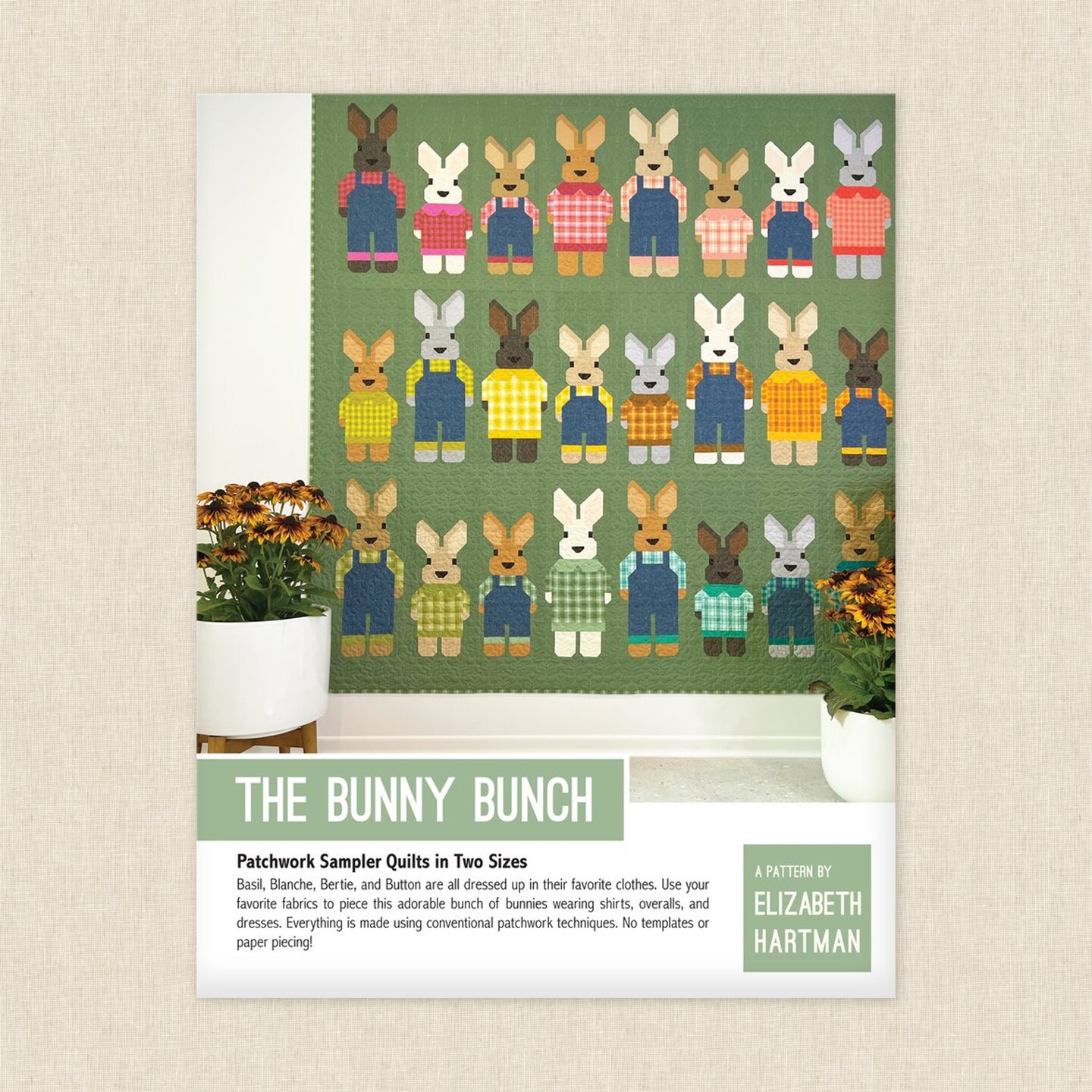 The Bunny Bunch (eh 075) | Elizabeth Hartman | Sewing Pattern | Michaels