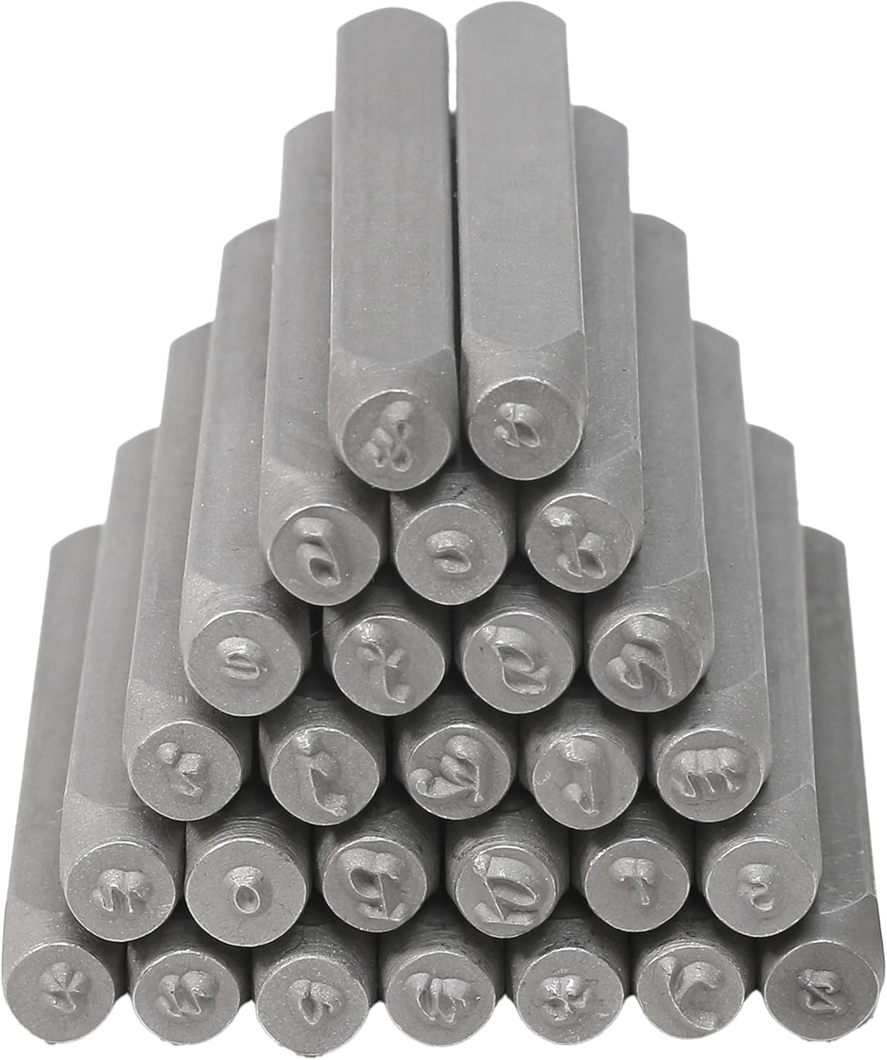 The Beadsmith Steel Alphabet Stamps - Metal Elements - Uppercase Gothic ...