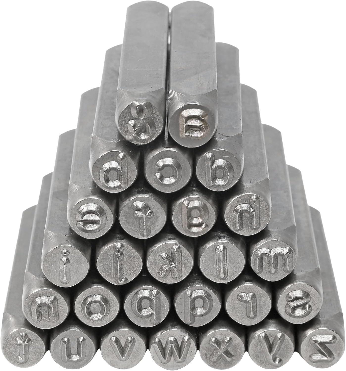 The Beadsmith Steel Alphabet Stamps - Metal Elements - Uppercase Gothic ...