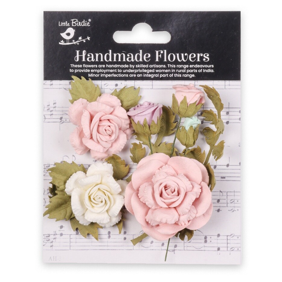 Little Birdie Vida Paper Flowers 8/Pkg-Fairy Garden | Michaels