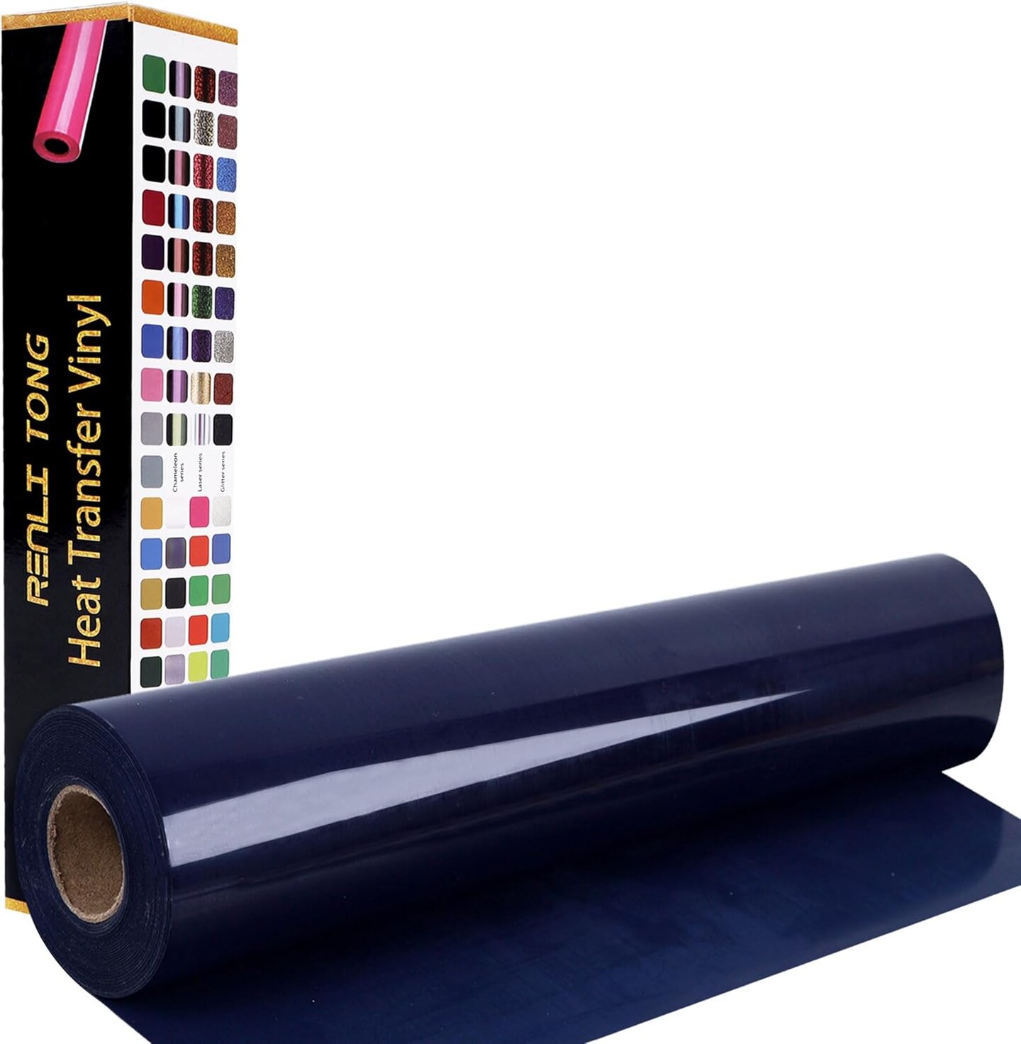 Navy Iron on Vinyl 12Inch by 15ft Roll HTV (01-navy) | Michaels
