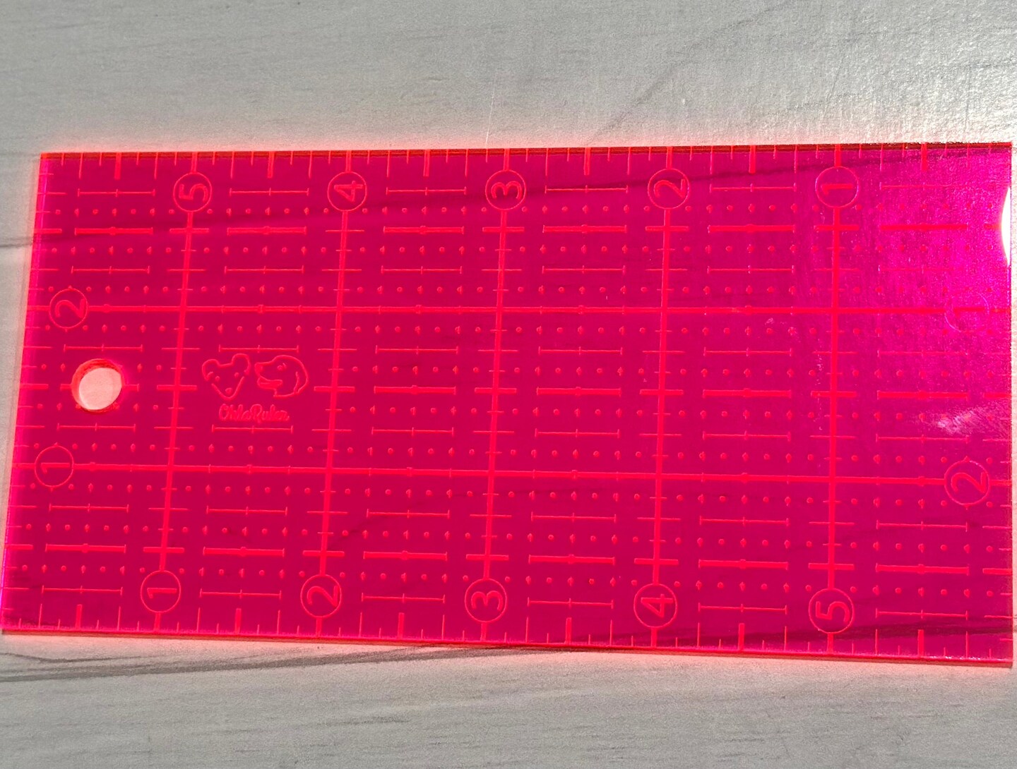 Oklaroots®️ 3”x6” Ruler - Neon Pink - ACRYLIC TEMPLATE | Michaels