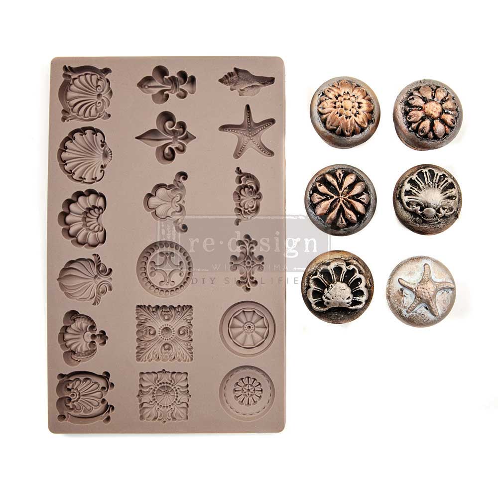 Redesign Décor Moulds® 5"x8" - Seashore Treasures Copyright # ...