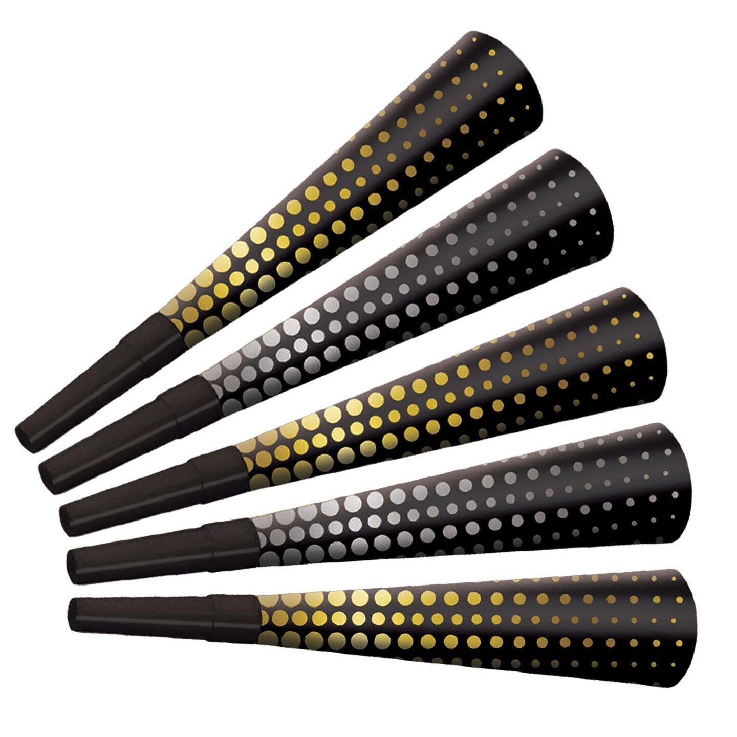 100 Pack Bulk Silver & Gold Cheers To The New Year Horns | Michaels