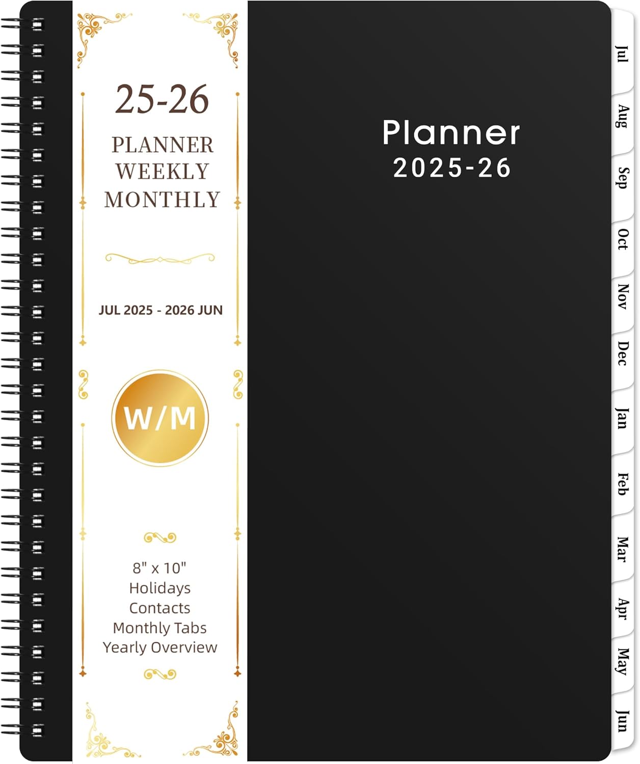 2025-2026 Planner - JUL 2025 to JUN 2026, Weekly and Monthly, 8'' x 10 ...