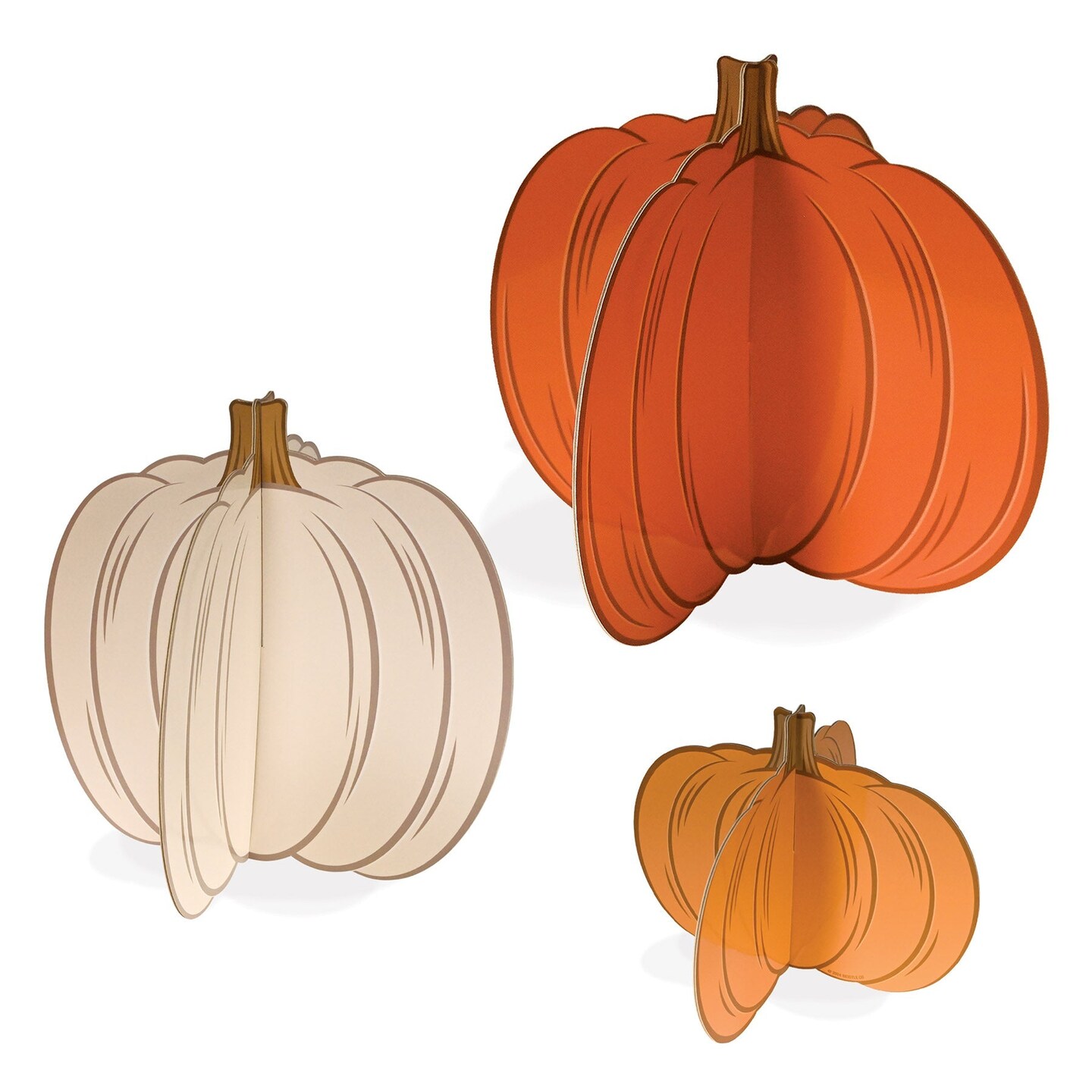 36 Pack Beistle 3-D Pumpkin Centerpieces | Michaels