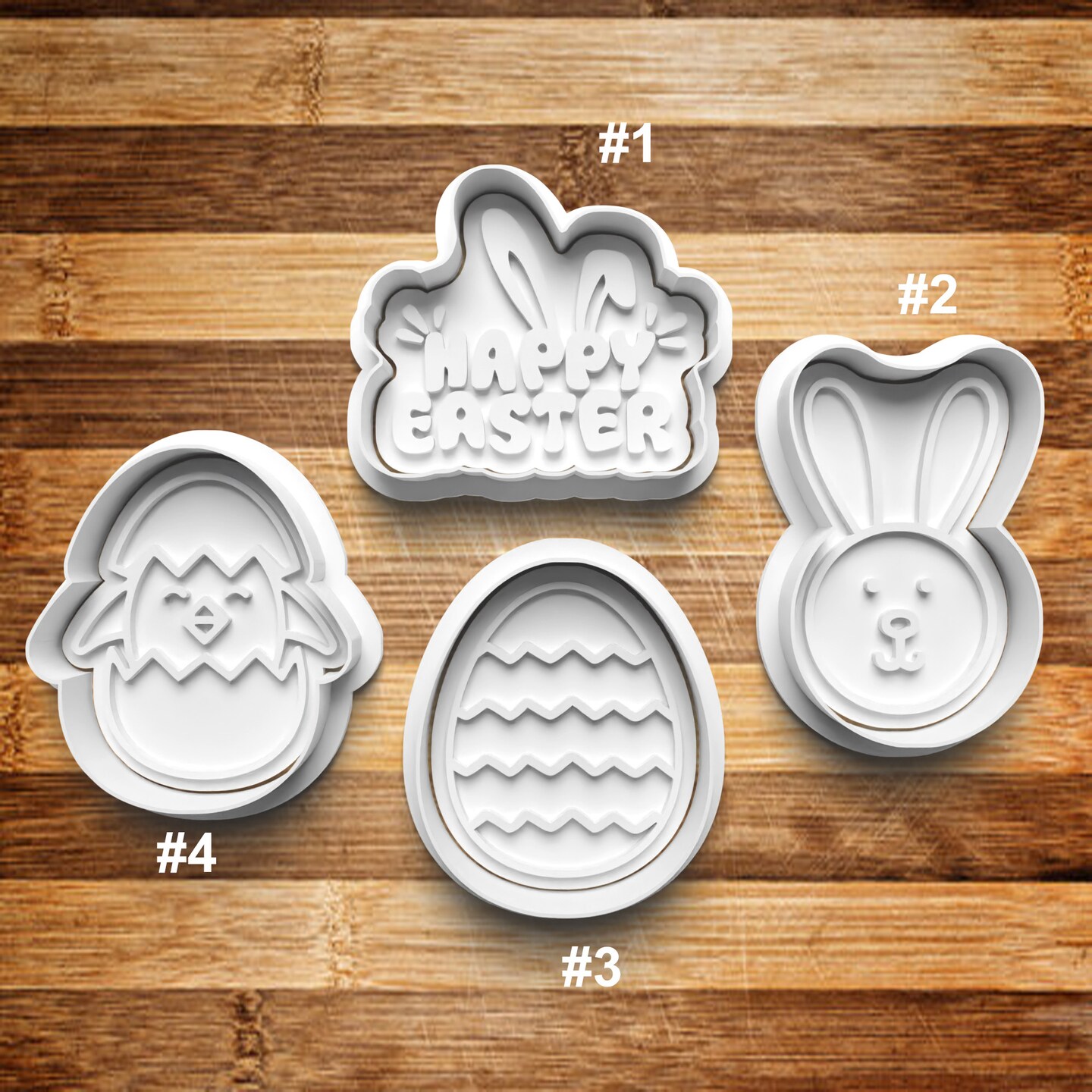 Easter Cookie Cutter | Cookie Stamp | Cookie Embosser | Cookie Fondant ...