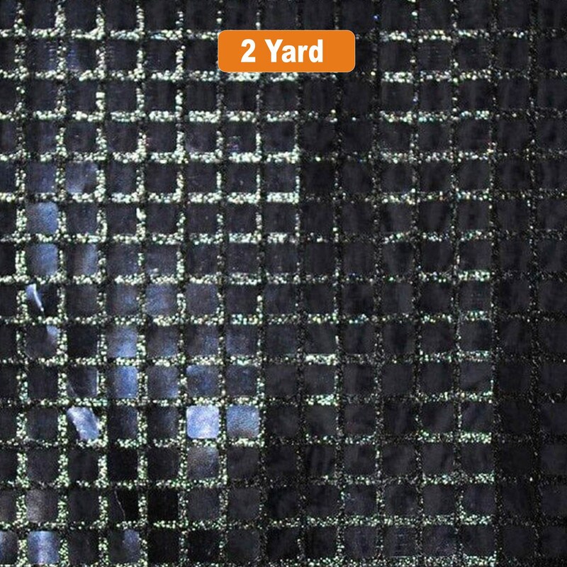 Square Sequins Fabric Quad Sequins Fabric 45" Wide Multiple Colors ...