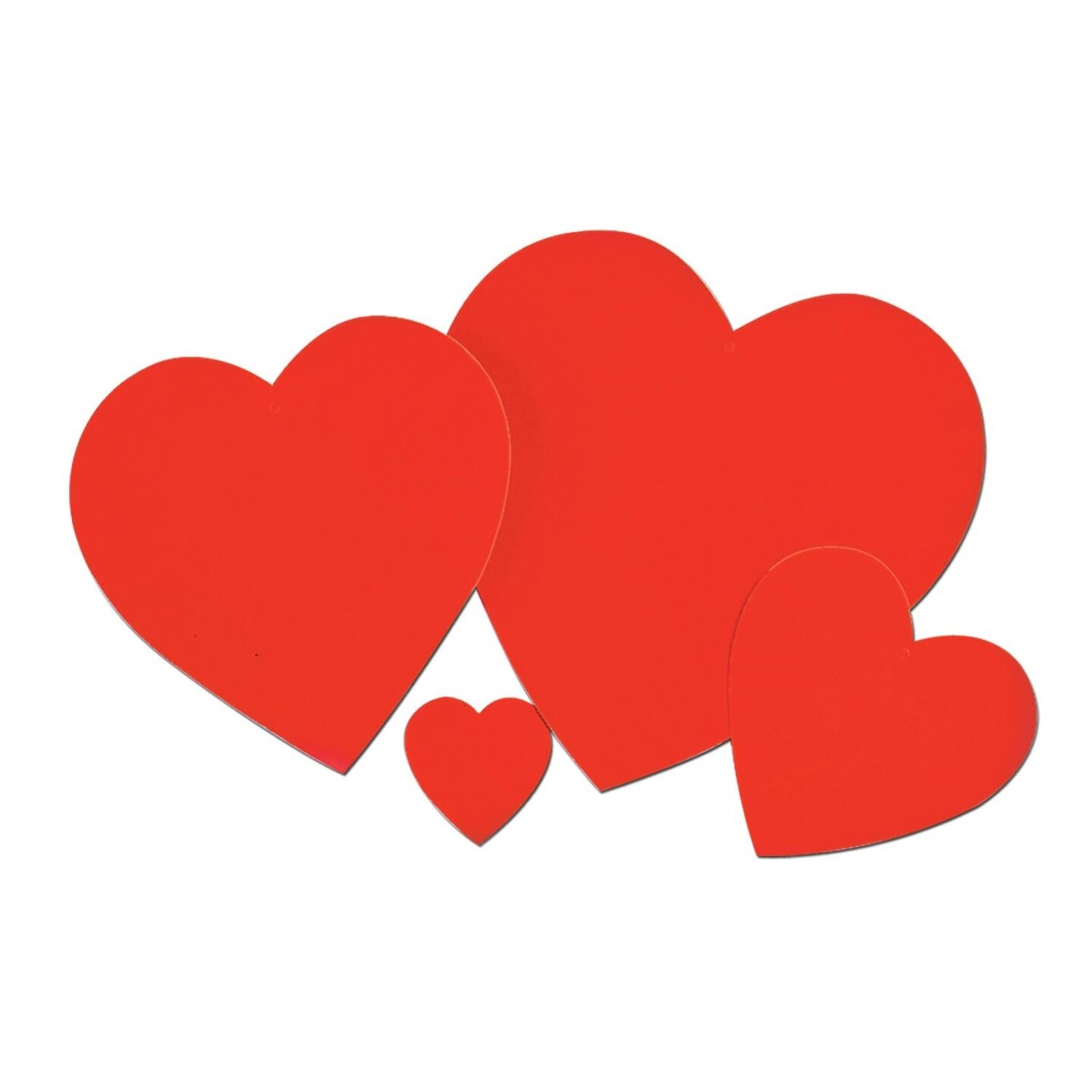 144 Pack Beistle 4" Valentine's Day Printed Heart Cutout | Michaels