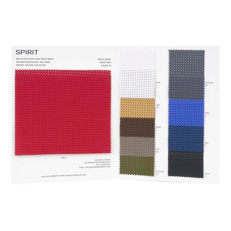 Spirit Recycled Nylon Lycra Tricot Mesh Color Card | Michaels
