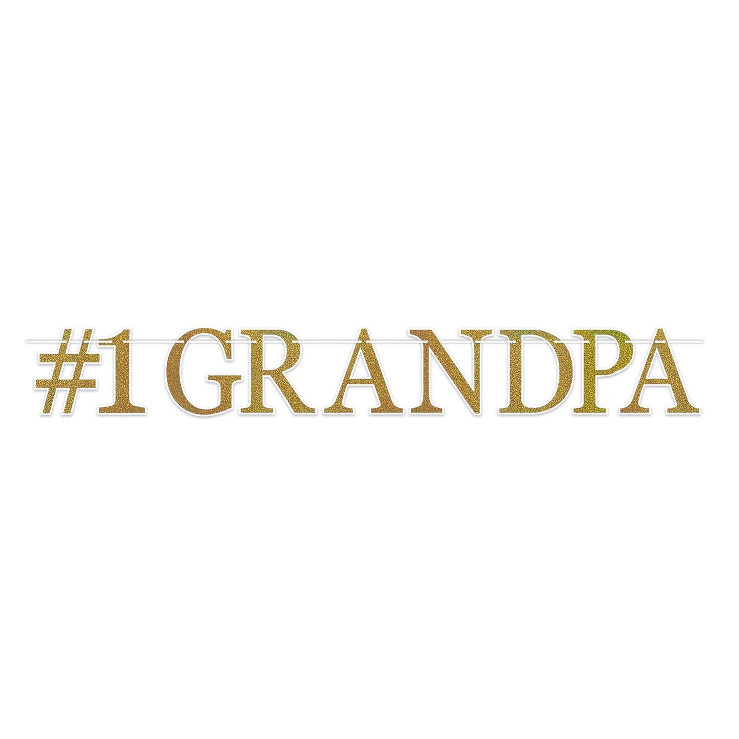 12 Pack Bulk Grandparent's Day #1 Grandpa Streamer | Michaels