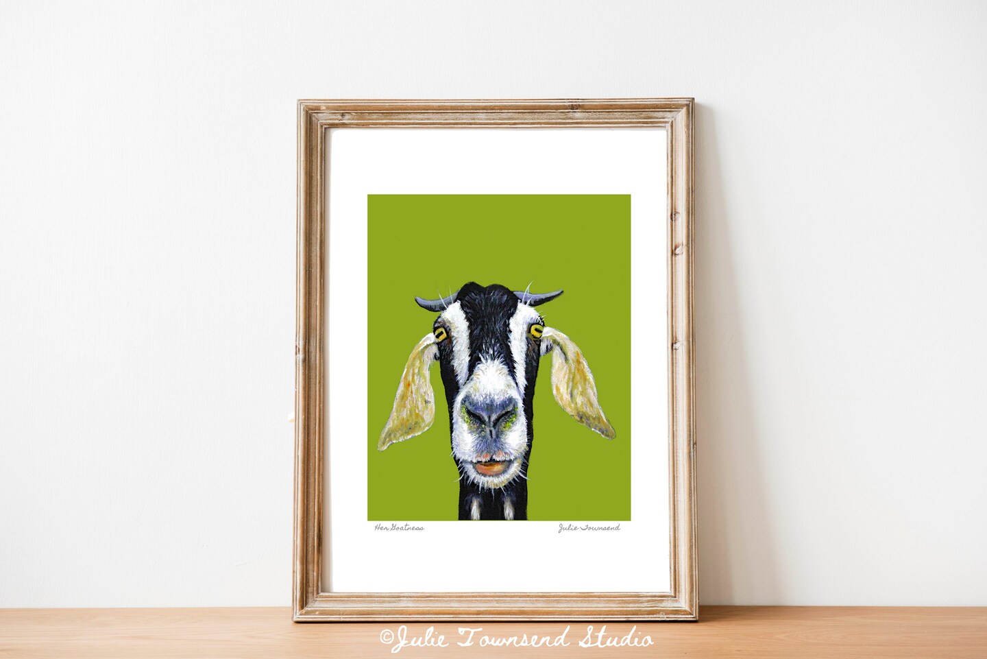 ART PRINT - HER GOATNESS - A Print of my Original Goat Painting - Art ...