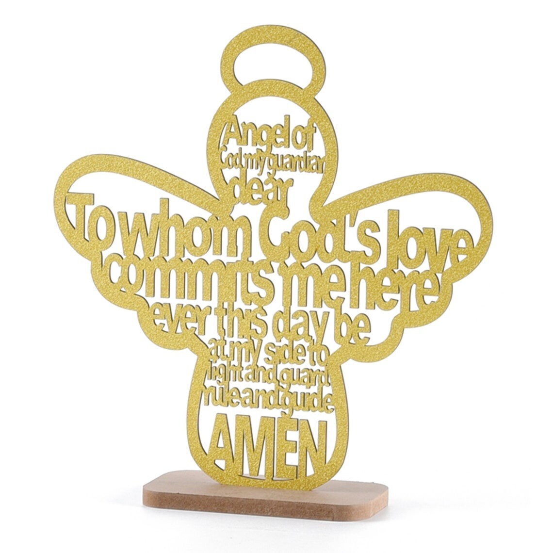 12pcs Wooden Centerpiece Cross Guardian Angel Baby Wings | Michaels