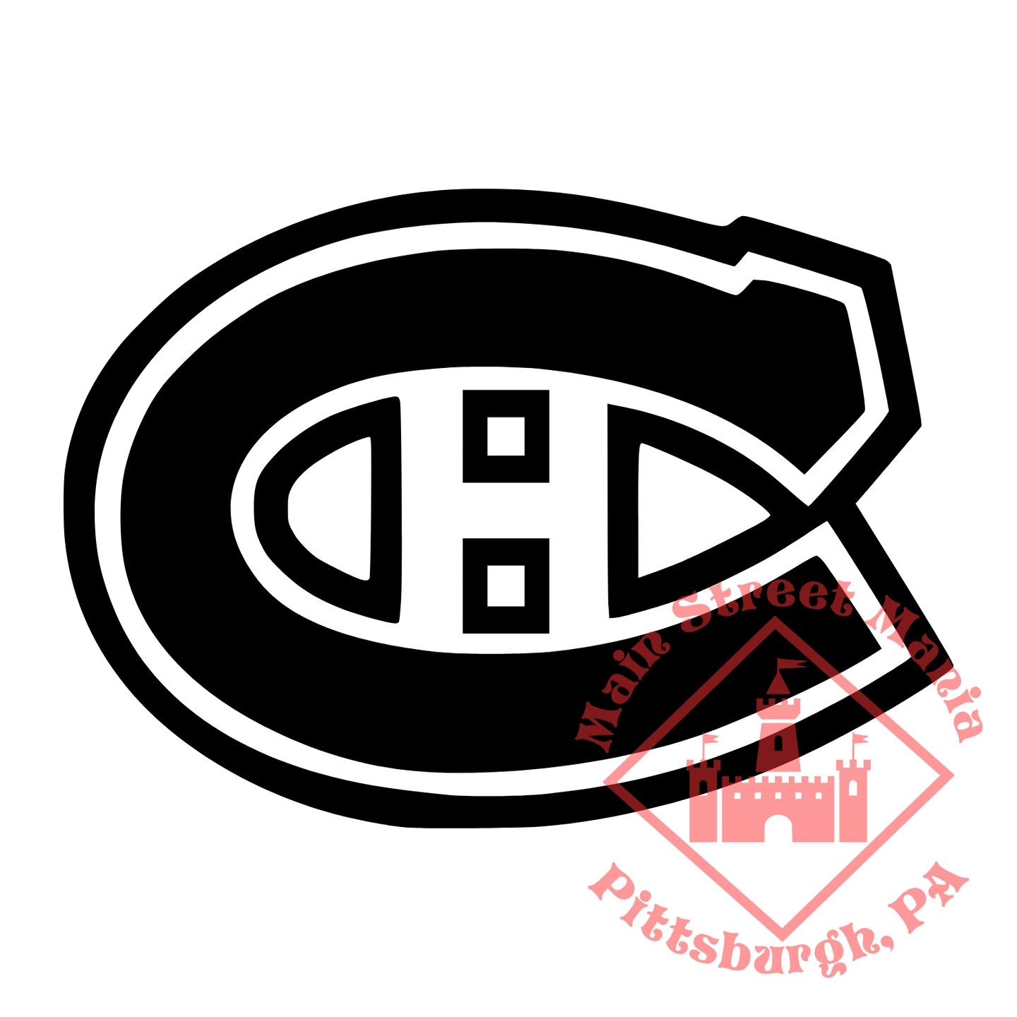 Canadiens CH Logo Sticker Decal | MakerPlace by Michaels