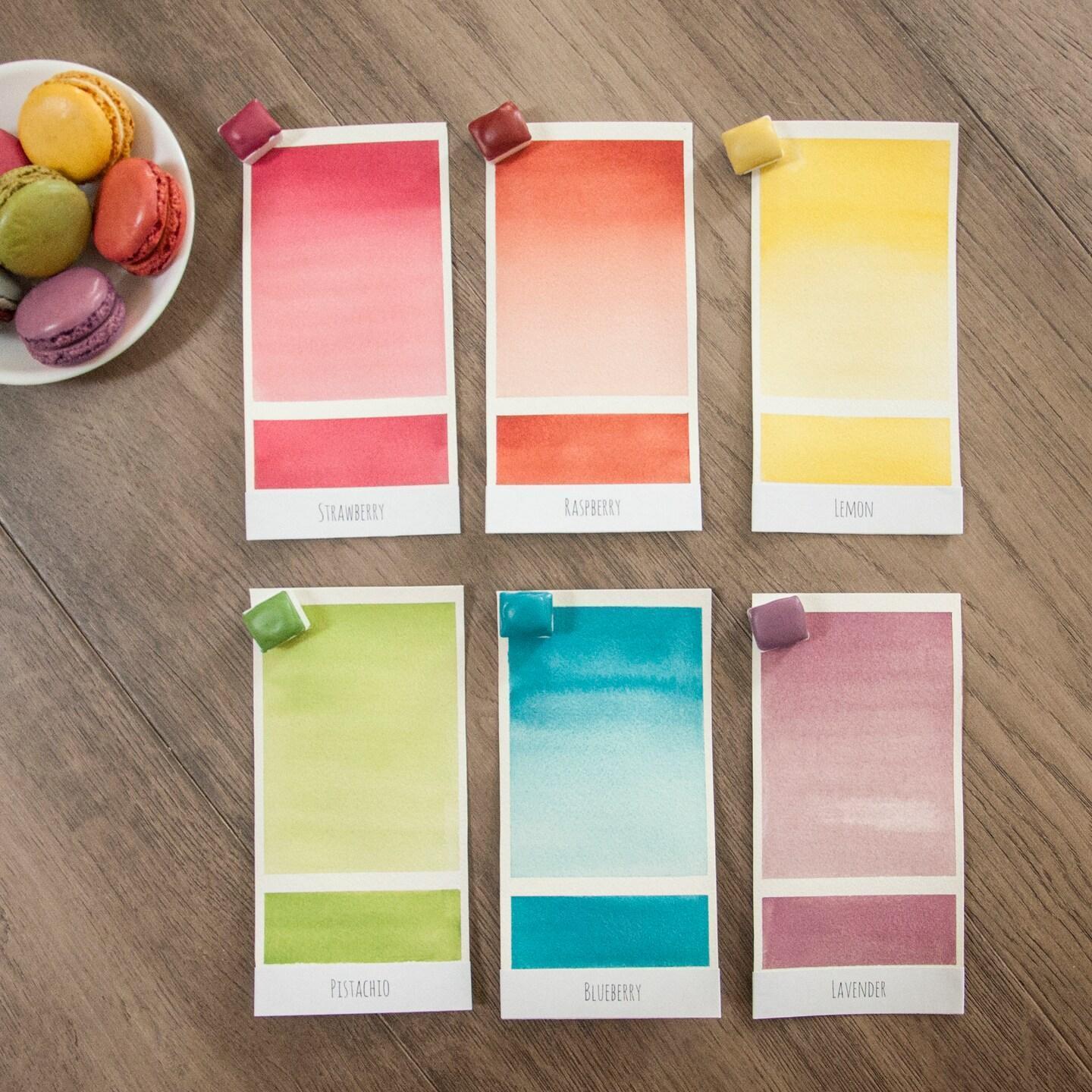 Macaron Delights Matte Watercolor Paint Set | Mini, Quarter Pan, Half ...