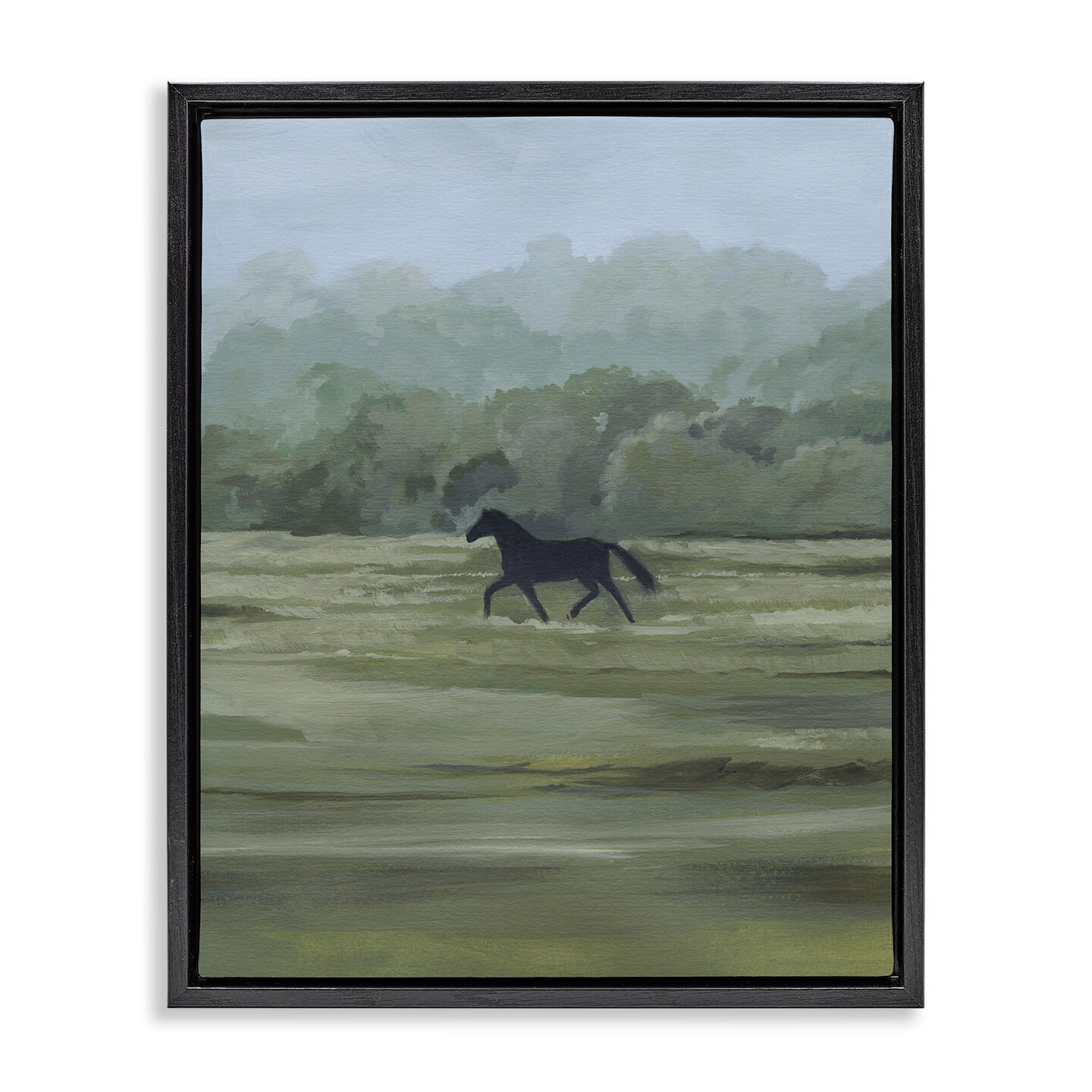 Stupell Industries Rider's Shadow Silhouette Floating Frame By Grace Popp | Michaels