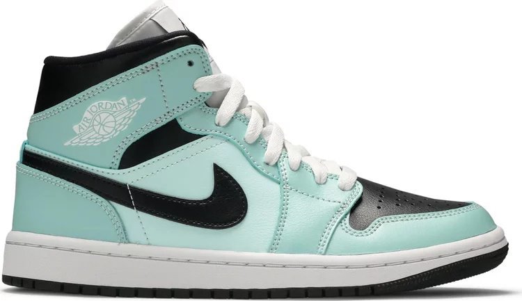 Air Jordan 1 Mid Aqua Black BQ6472 300 | MakerPlace by Michaels