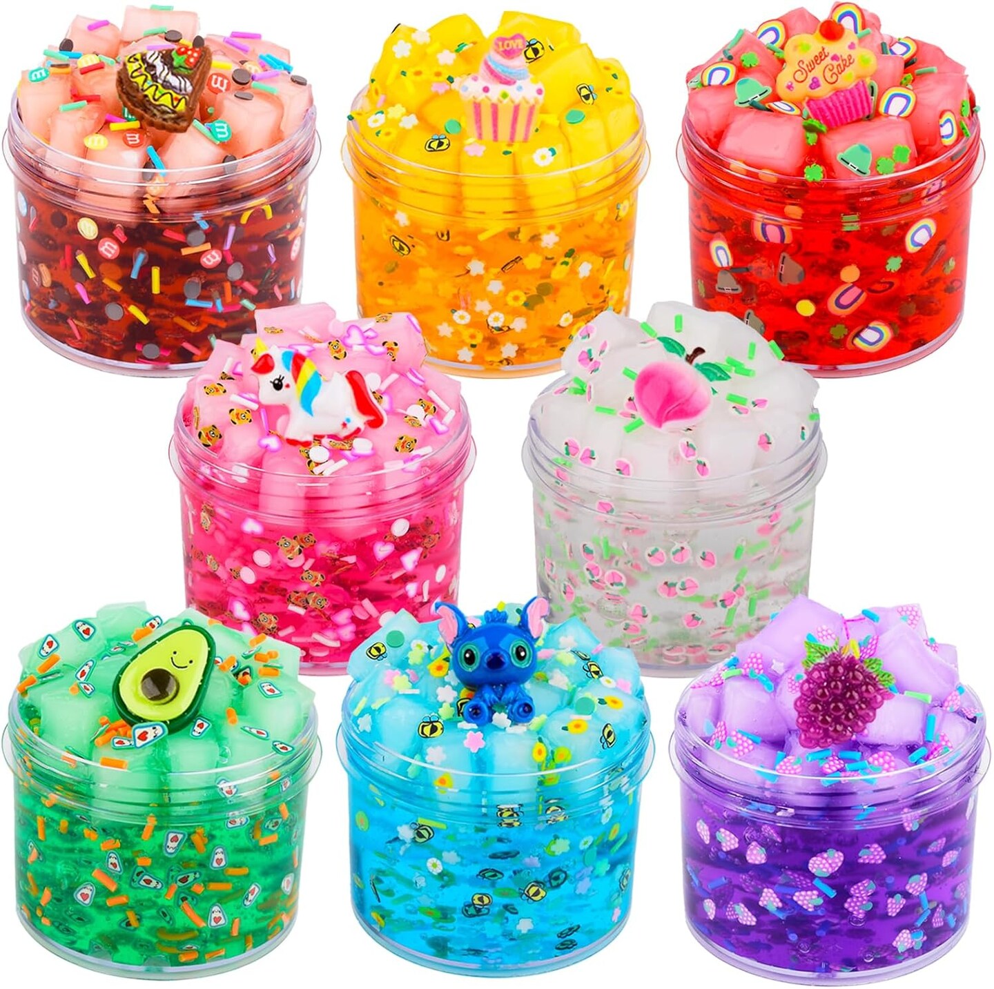 8 Pack Jelly Cube Crunchy Slime Kit | Michaels