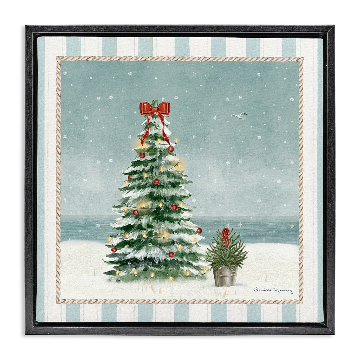 Stupell Industries Christmas In Newport Floating Frame By Danielle Murray | Michaels