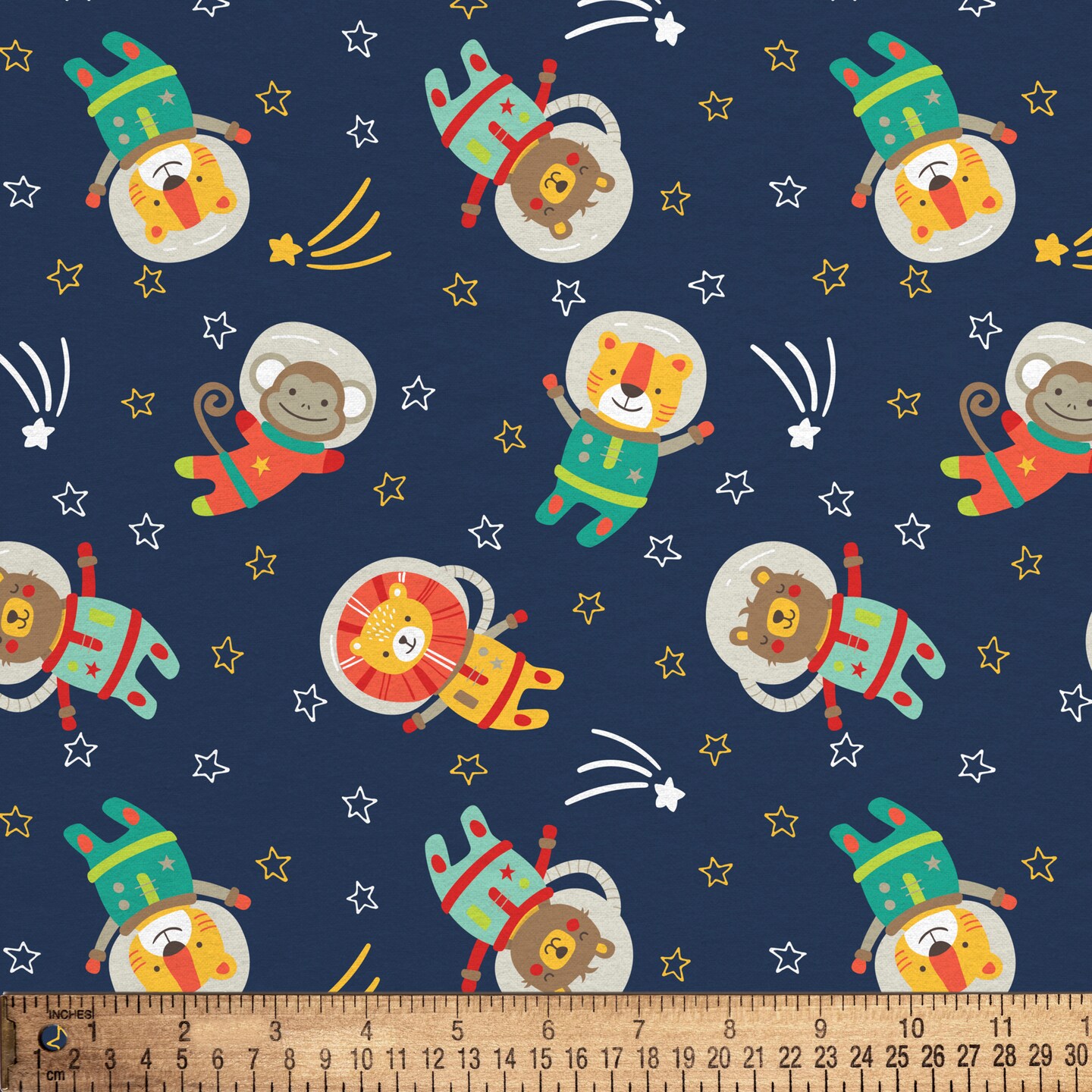 DAVID TEXTILES SPACE KIDS TOSS BLUE FLANNEL 6 YD BOLT | Michaels