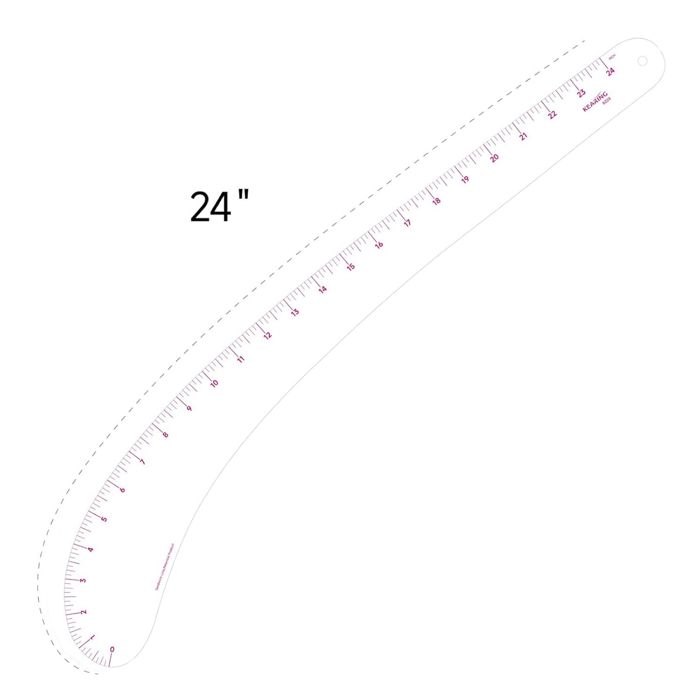 Kearing® Transparent Vary Form French Curve Ruler for Sewing, Pattern ...