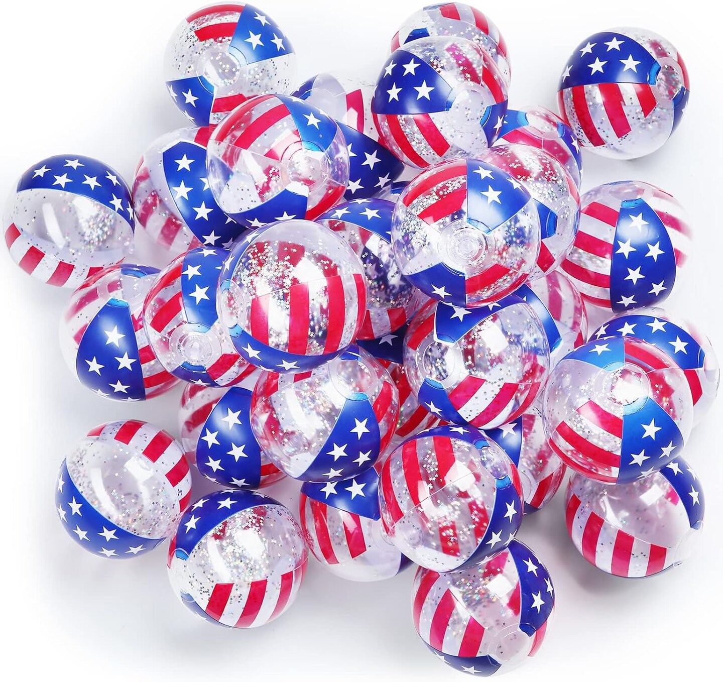 American Flag Inflatable Pool Beach Balls Toys (25 Pcs) | Michaels
