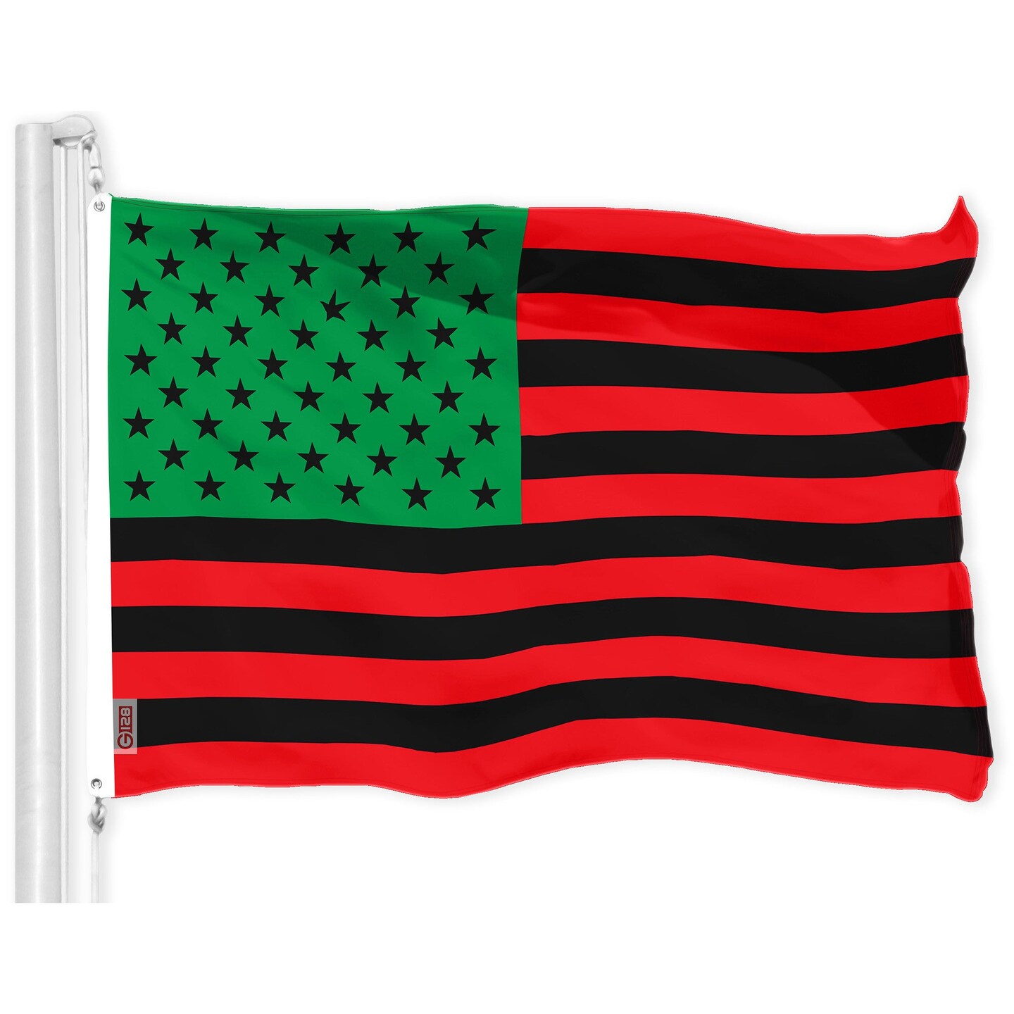G128 Afro American Black Liberation BLM Flag | 3x5 Ft | LiteWeave Pro ...