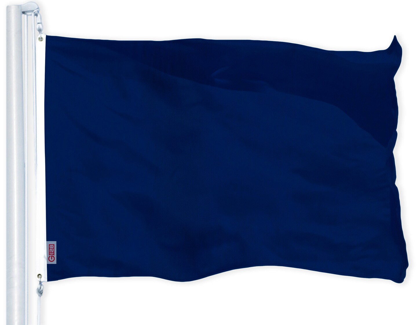 G128 Solid Blue Color Flag | 3x5 feet | Printed 150D, Indoor/Outdoor, Vibrant Colors, Brass ...