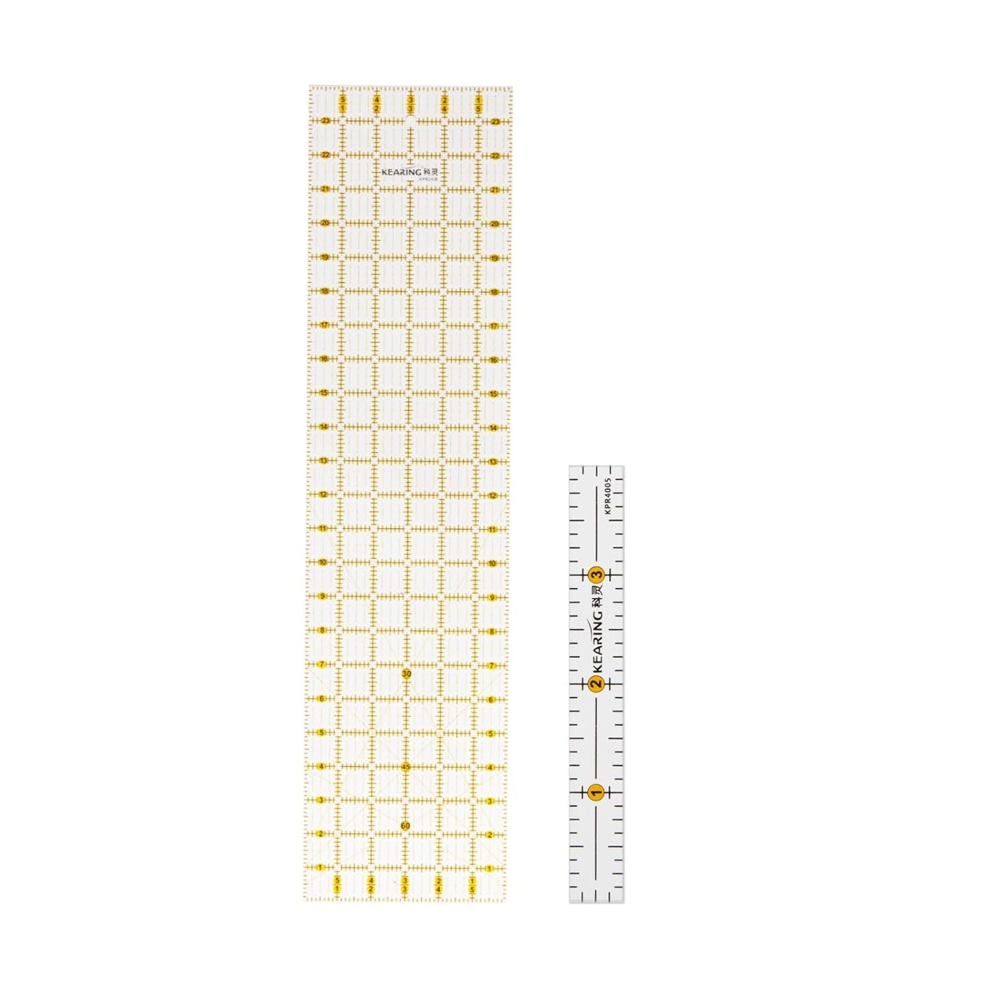 Kearing® Quilting Ruler, Non-Slip Acrylic Sewing Ruler for Cutting ...