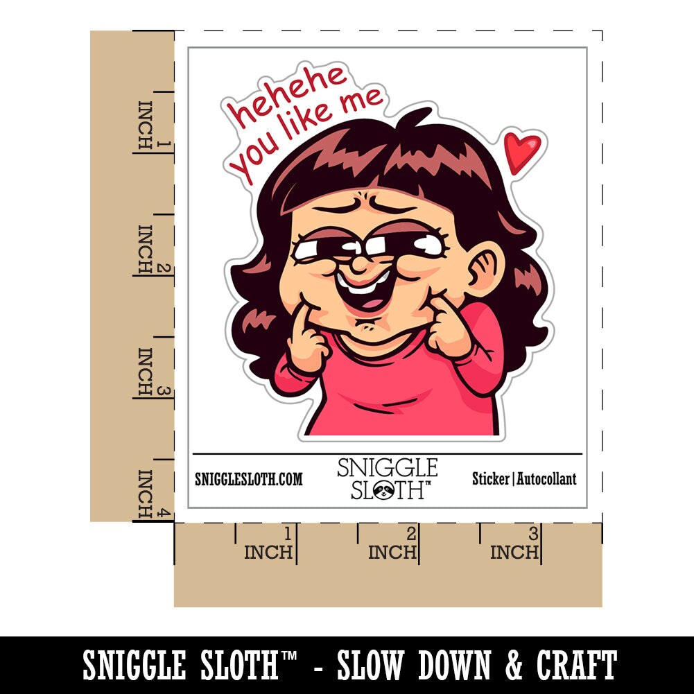 Water Bottle Sticker Set You Like Me Giggling Girl Funny Cute Couples ...
