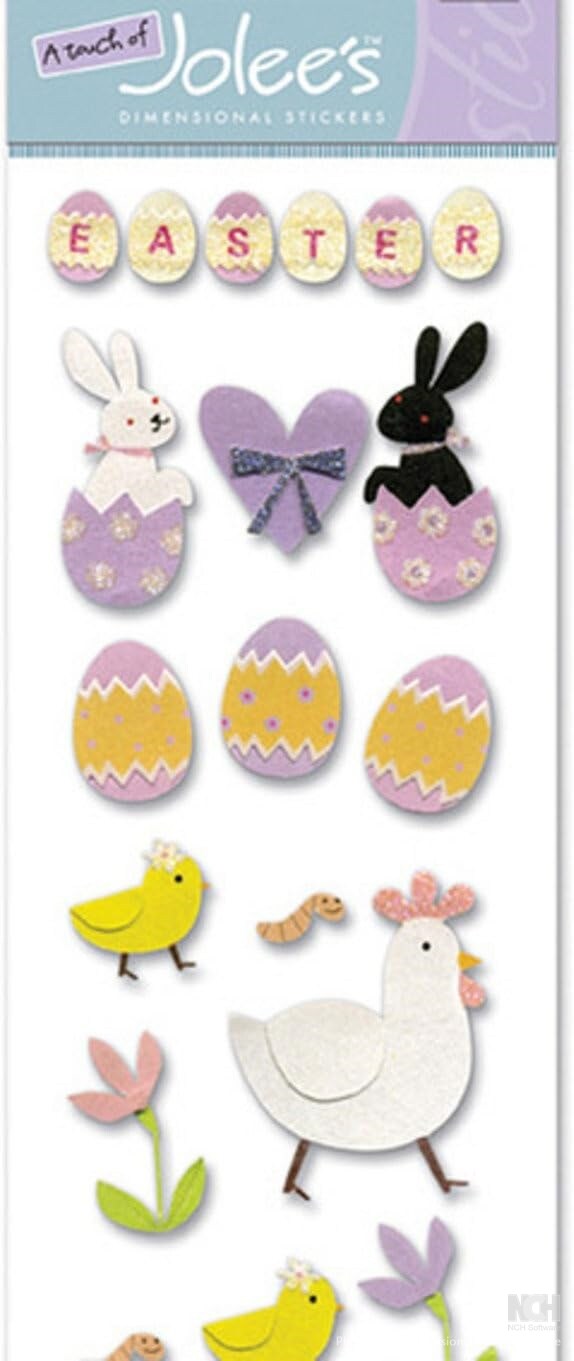 Jolee's Boutique Easter Animals Dimensional Stickers | Michaels
