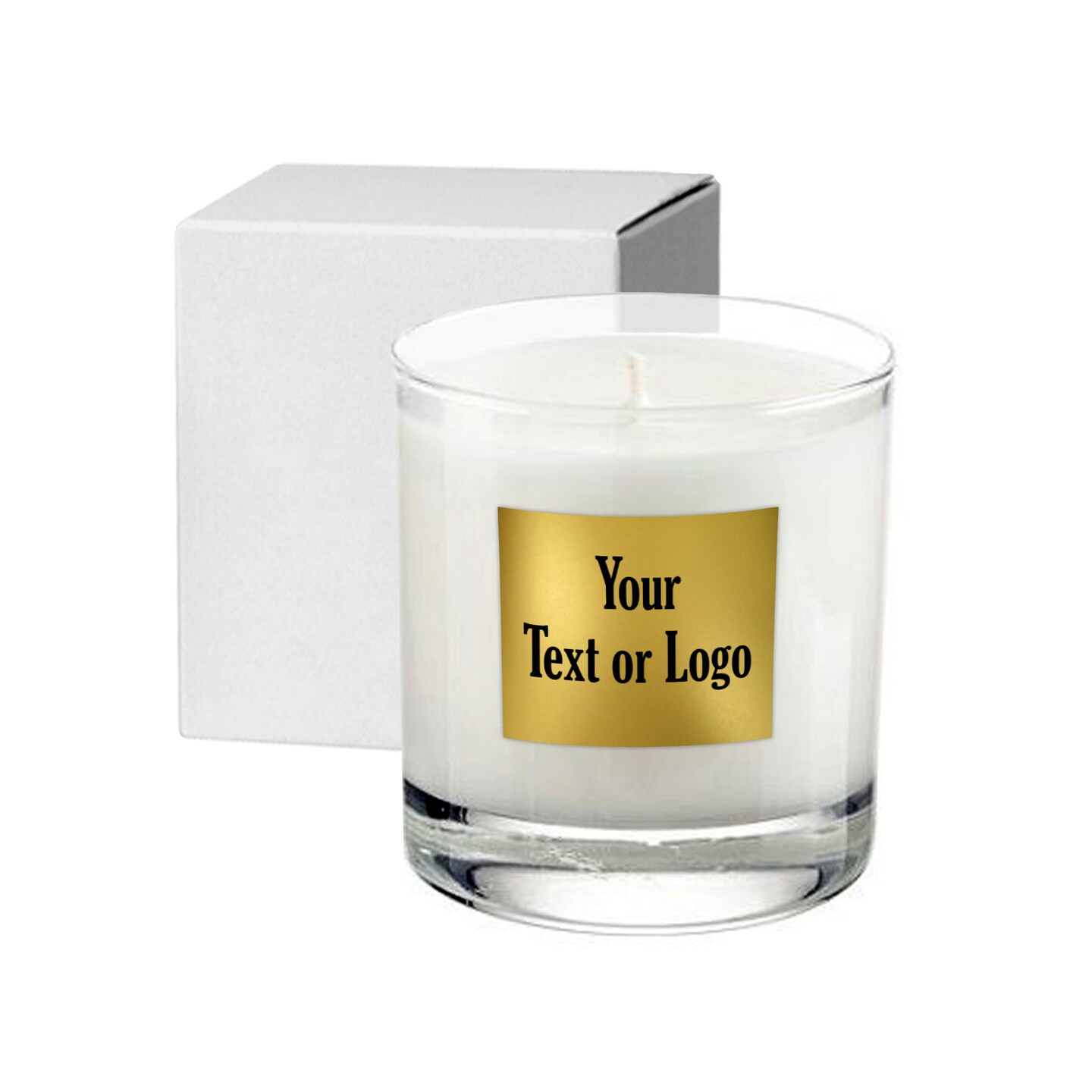 Personalized Candle Label with Your Text or Logo - Pack of 6 ...