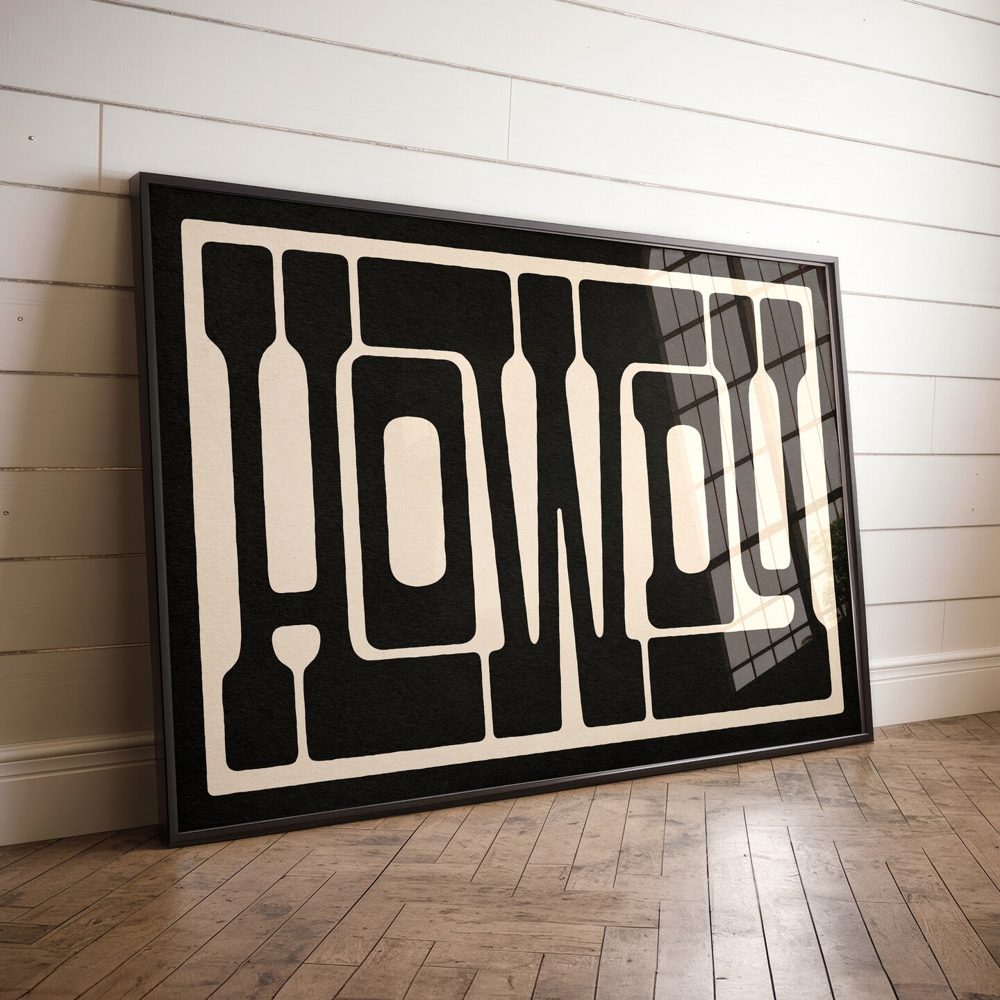 Howdy Poster Gift for Home, Bold Western Typography Wall Art ...