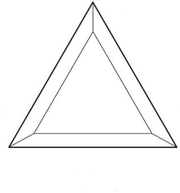 6"x 6"x 6" Triangle Glass Bevel - 4.7MM - 10 Pack | Michaels