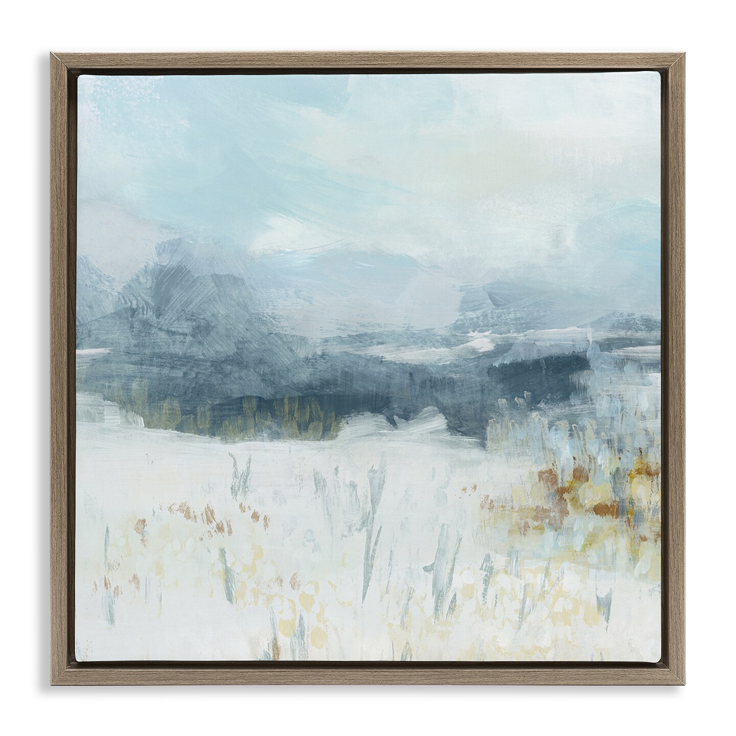 Stupell Industries White Mesa Abstraction Floating Frame By June Erica ...