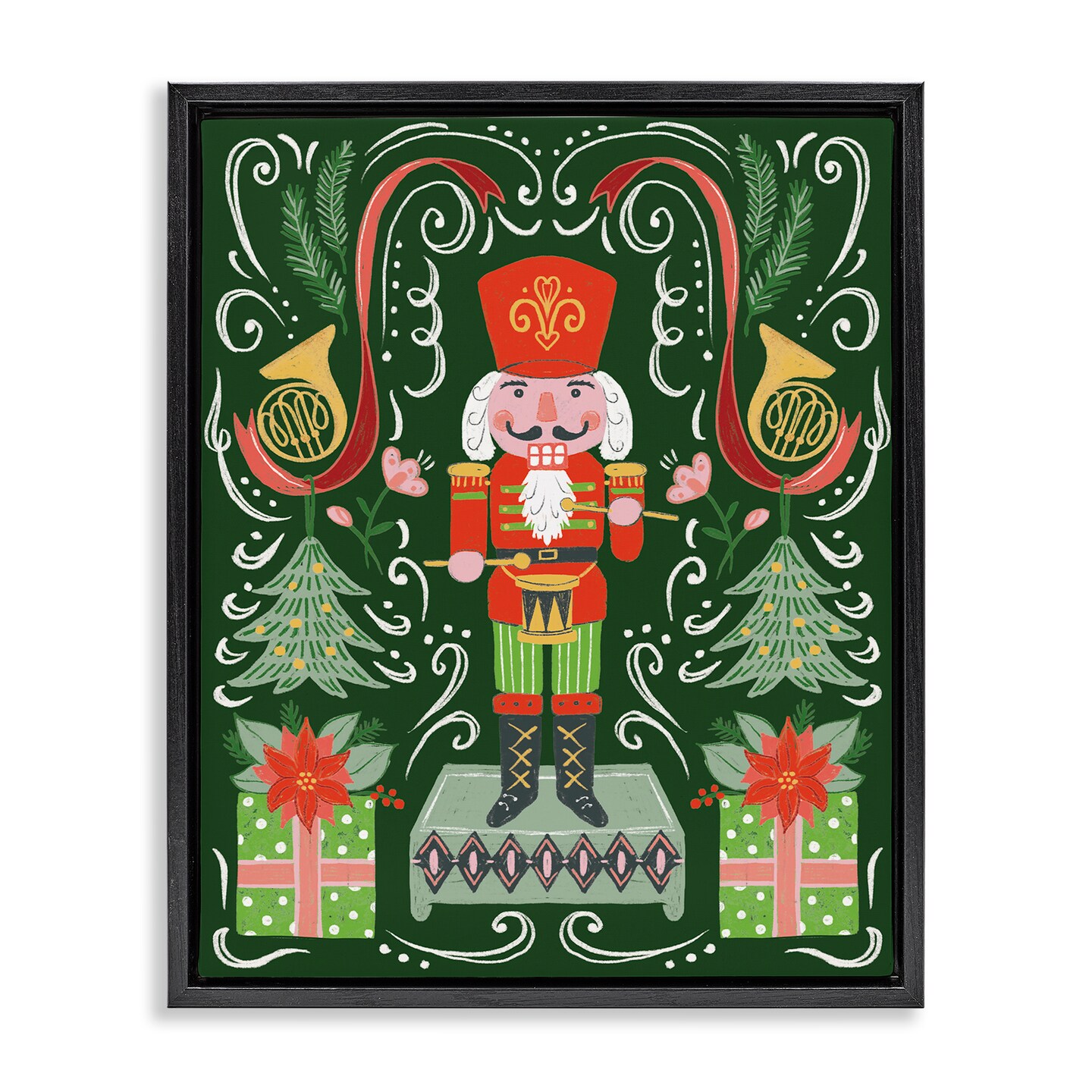Stupell Industries Festive Nutcracker Celebration Floating Frame By Jo Reid | Michaels