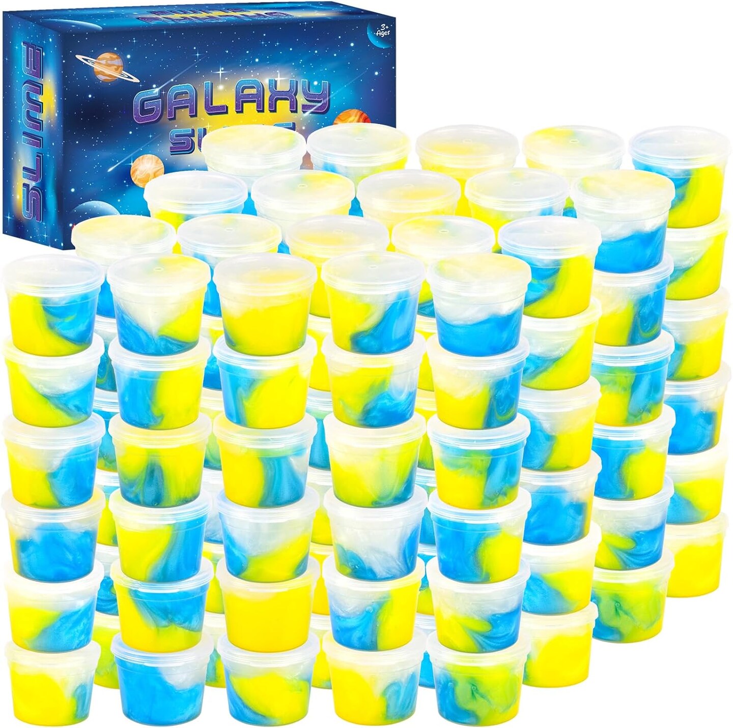 120 Pack Mini Bulk Galaxy Slime Kit | Michaels