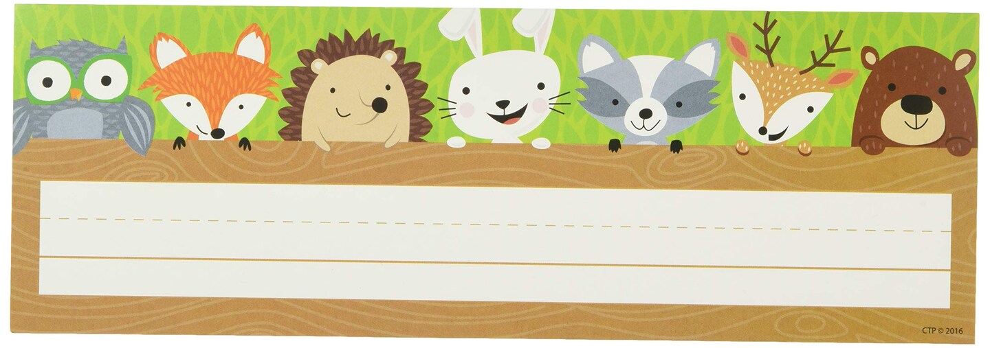 NAME PLATES WOODLAND FRIENDS | Michaels