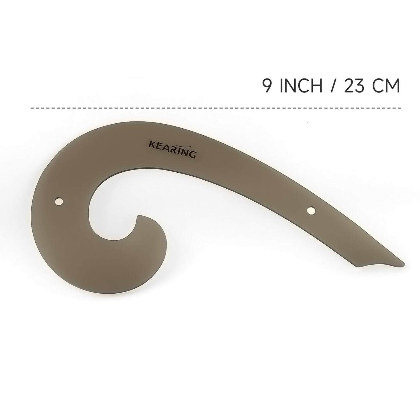 Kearing® 9" Clear Acrylic Comma Shaped French Curve Ruler for Pattern ...