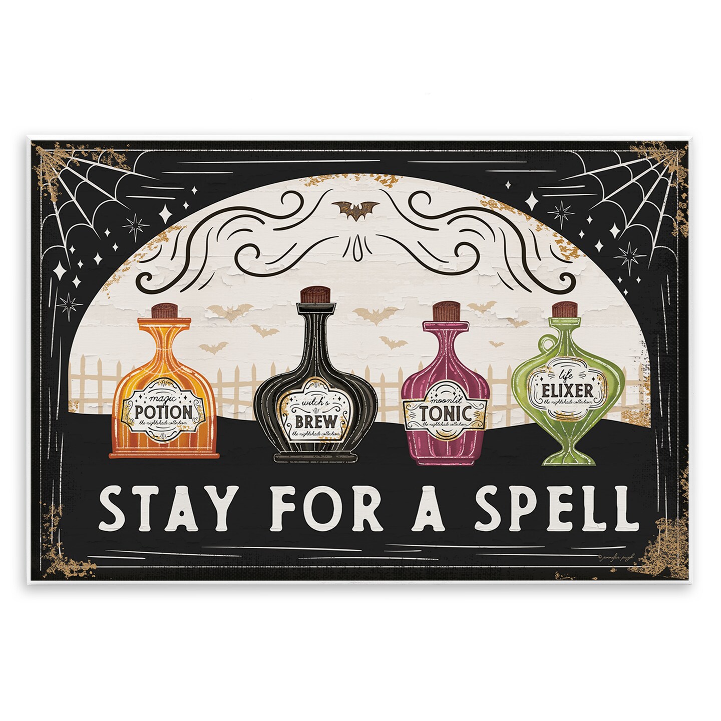 Stupell Industries Stay For A Spell Wall Plaque By Jennifer Pugh | Michaels